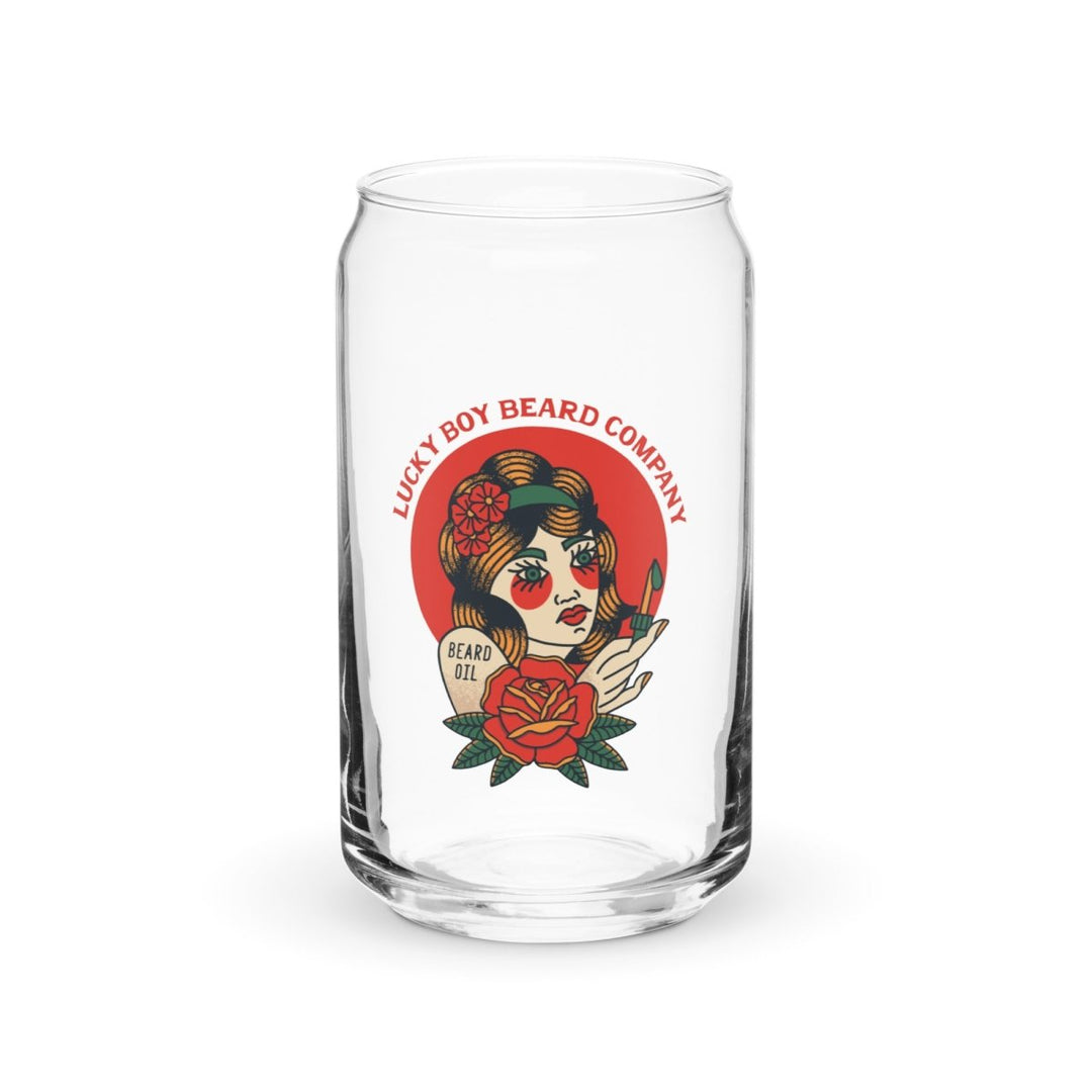 Can-shaped glass - Lucky Boy Beard Co